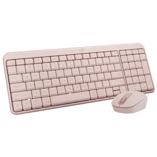 Logitech MK250 Compact Bluetooth Combo Keyboard and Mouse Rose