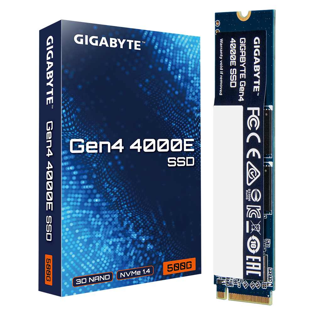 GIGABYTE Gen4 M2 NVMe 4000E SSD 500GB # G440E500G