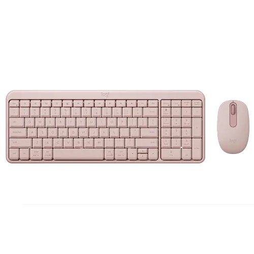 Logitech MK250 Compact Bluetooth Combo Keyboard and Mouse Rose