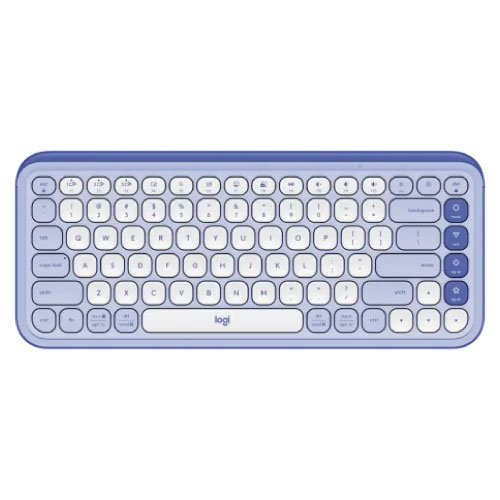 Logitech POP Icon Keys Bluetooth Wireless Keyboard Lilac & Off White